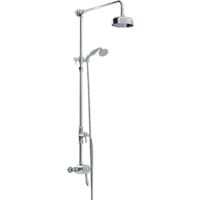 Bristan 1901 Sequential Exposed Mixer Shower with Shower Kit and Fixed Head