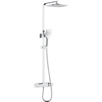 Bristan Craze Thermostatic Bar Mixer Shower with Shower Rigid Riser Kit ...