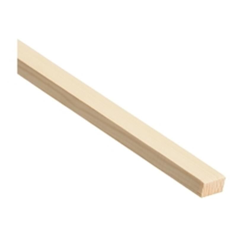 PACK OF 15 (Total 15 Units) - MDF Moulding PSE Pine - 9mm x 18mm x 2400mm