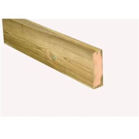 PACK OF 10 (Total 10 Units) - Kiln Dried C24 Regularised Treated Timber- 47mm x 150mm x 4800mm ...