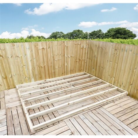 4 x 4 (1.2m x 1.2m) Pressure Treated Timber Base (C16 Graded Timber ...