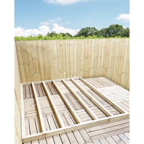 9 x 15 (2.7m x 4.6m) Pressure Treated Timber Base (C16 Graded Timber ...