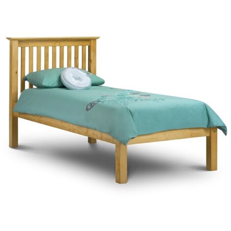 Premium Pine Finish Shaker Style Low Foot End Bed - Single 3ft (90cm)