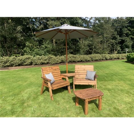 Traditional Grand Twin Angled With Coffee Table, 2 x Scatter Cushion ...