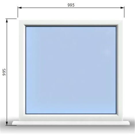 995mm (W) x 995mm (H) PVCu StormProof Window - 1 Non Opening Window ...