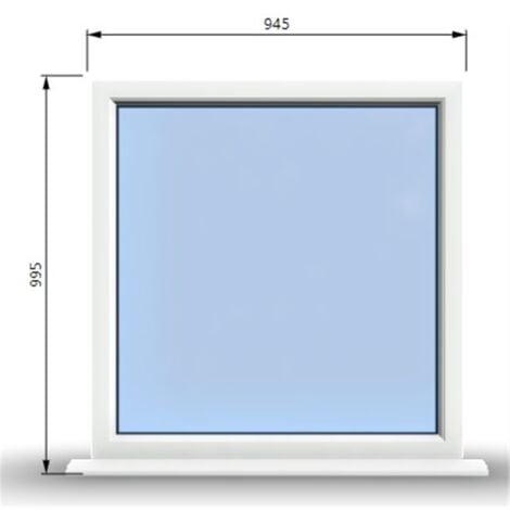 945mm (W) x 995mm (H) PVCu StormProof Window - 1 Non Opening Window ...