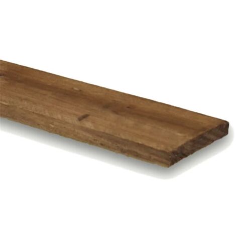 PACK OF 15 (Total 15 Units) - 25mm x 100mm (4" x 1") Sawn Timber Brown ...
