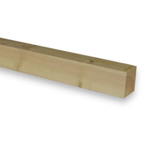 PACK OF 10 (Total 10 Units) - 100mm x 100mm (4" x 4") Sawn Redwood ...