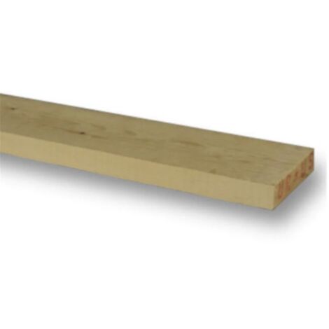 PACK OF 5 (Total 5 Units) - 25mm x 150mm Sawn Redwood Timber - 3.0m Length