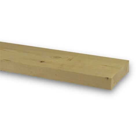 PACK OF 10 (Total 10 Units) - 38mm x 225mm (9" x 1.5") Sawn Redwood ...