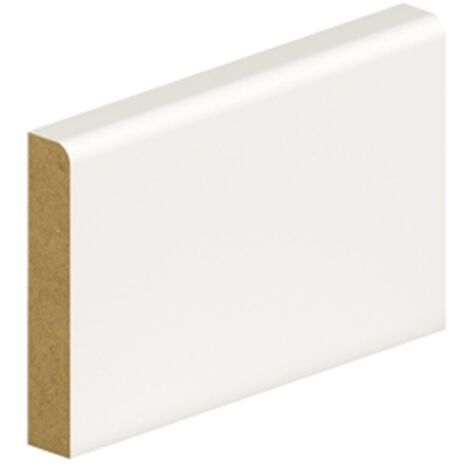 PACK OF 5 (Total 5 Units) - 14.5mm Thick Primed MDF Pencil Round One ...