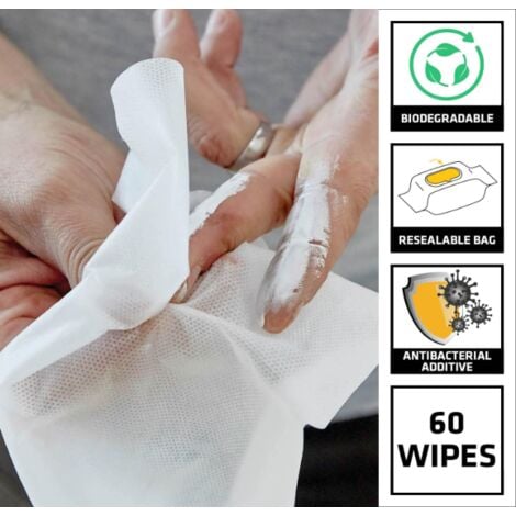 Sika - Biodegradable - Wonder Wipes - Multi-Use Cleaning Wipes - 60 Pack