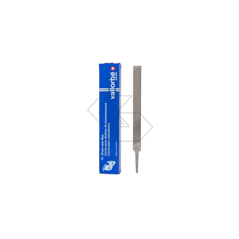 Lima piatta VALLORBE lunghezza 6" (150 mm) per catena motosega ed ...
