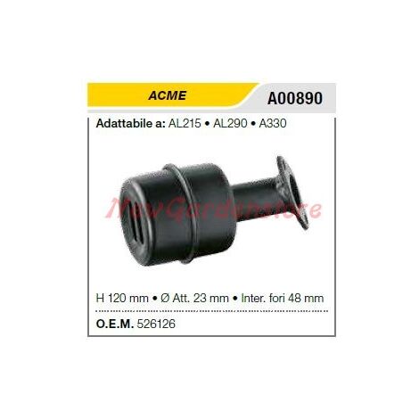 Marmitta silenziatore ACME per motozappa AL215 290 330 A00890