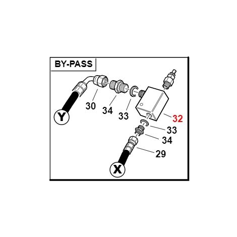 Bypass RMB20 con corpo Flucom ORIGINALE GIANNI FERRARI 00.41.00.1501