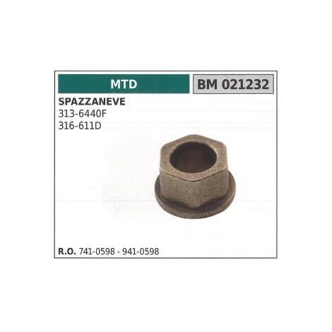 Boccola MTD spazzaneve 313-6440F 316-611D 021232