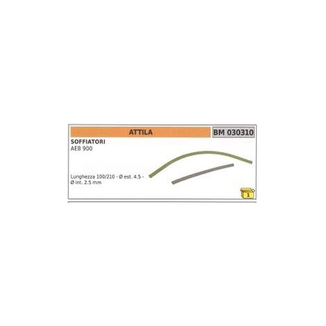 Kit tubi benzina ATTILA AEB 900 soffiatore lunghezza 100/210 mm Ø ...