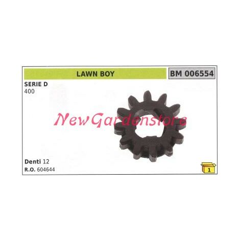 Pignone motore avviamento LAWN BOY serie D 400 denti 12 006554