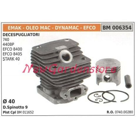 Cilindro pistone segmenti motore decespugliatore 740 440BP 006354 originale OLEOMAC