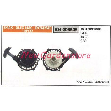 Messa in moto EMAK motore motopompa SA 18 AK 30 S30 006505