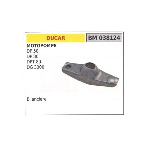 Bilanciere DUCAR motore4 tempi per motopompa DP 50 80 DPT 80 DG 3000 038124