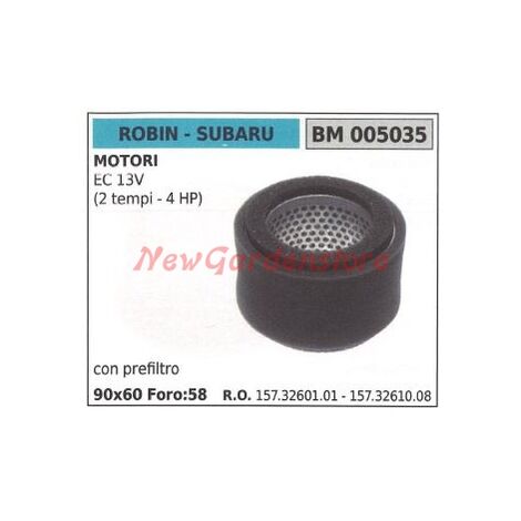 Filtro aria con prefiltro ROBIN per motore rasaerba EC 13V 005035