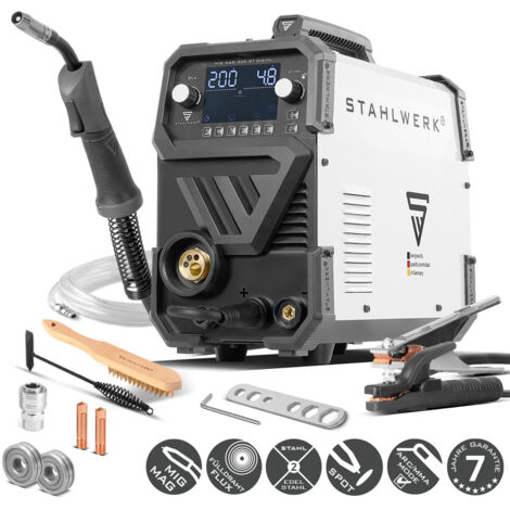 STAHLWERK MIG MAG 200 ST saldatore digitale a gas inerte con 200 A