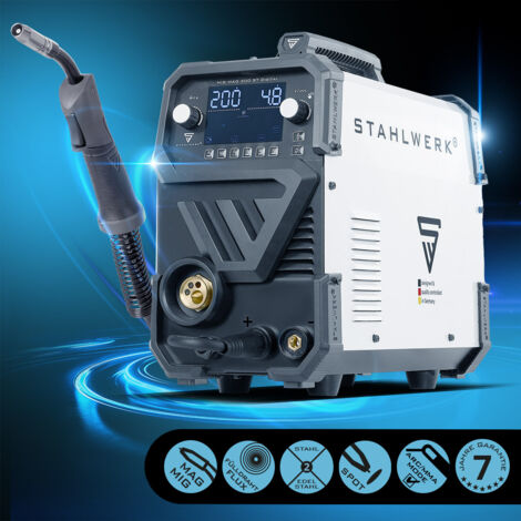 STAHLWERK MIG MAG 200 ST saldatore digitale a gas inerte con 200 A