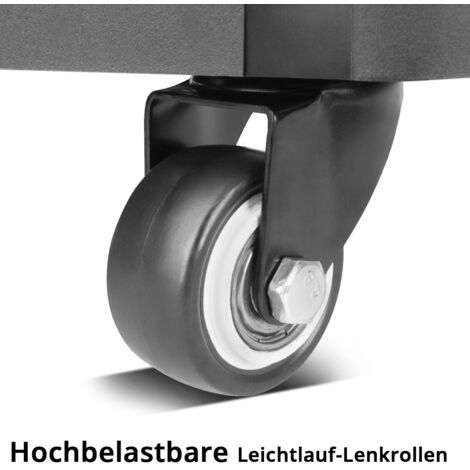 STAHLWERK Carrello portautensili mobile 3 cassette di sistema Manico ...