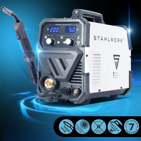 STAHLWERK MIG MAG 200 ST PLUS soldadora de arco con protección de gas ...