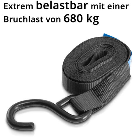 STAHLWERK Correas tensoras ZG-800 ST con carraca + gancho 400 kg de ...