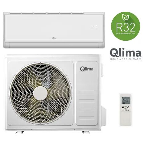 Climatizzatore monosplit Qlima S2226 9000btu freddo caldo gas R32 ...