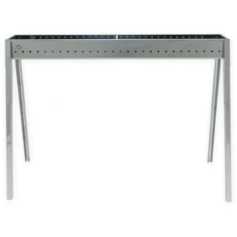 Barbecue a carbone per arrosticini Lisa Milano 100 in acciaio inox