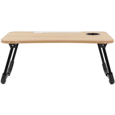 ML-Design Tavolino da Letto Effetto Legno/Nero 60x40 cm Tavolo ...