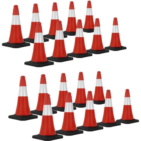 ECD Germany Set 20x Coni Stradali Segnaletici per il Traffico da 51 cm ...