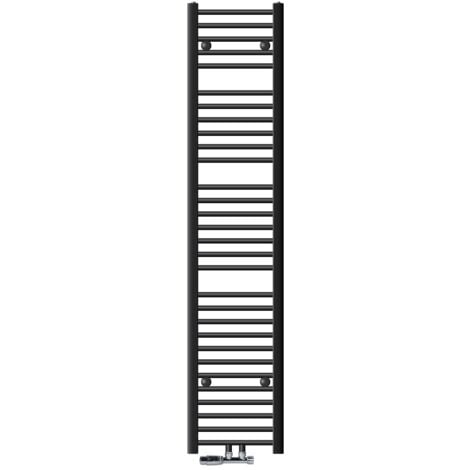 ECD Germany Radiatore Sahara 300x1800 mm Antracite Attacco Centrale con ...