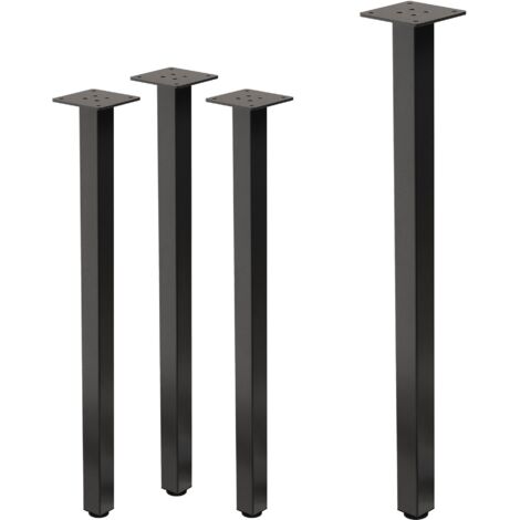 ML-Design Set 4 Gambe da Tavolo I-design 72 cm in Acciaio Verniciato a ...