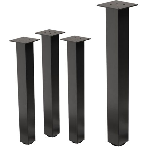 ML-Design Set 4 Gambe da Tavolo 72 cm Design a I Acciaio Verniciato ...
