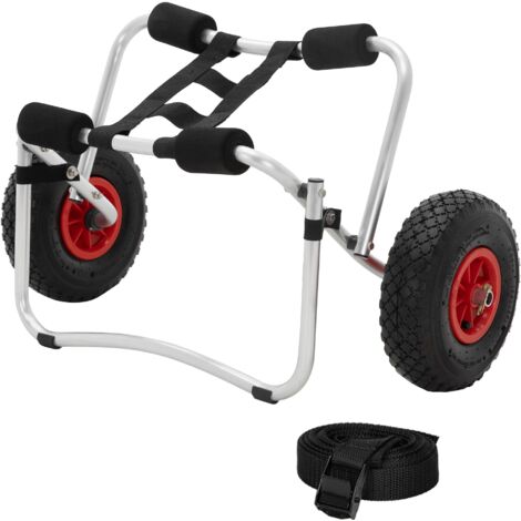 ECD Germany Carrello di Trasporto Pieghevole Porta Kayak Tavola da Surf ...