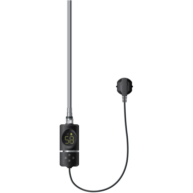 Luxebath Elemento Calefactor Eléctrico 900W de Acero Inoxiable Negro ...