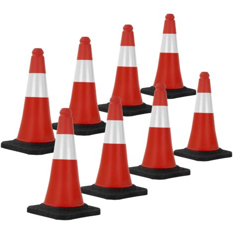 ECD Germany 8x Cono de Tráfico Obra Pieza de Señalización Emergencia ...