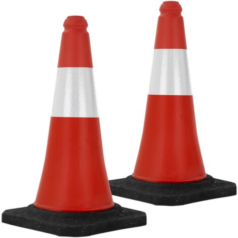 ECD Germany 2x Cono de Tráfico Obra Pieza de Señalización Emergencia ...