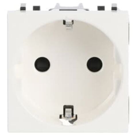 Base enchufe schuko 2P+T Serie Zenit de Niessen Blanco