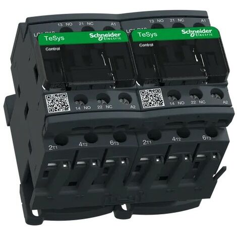Contacteur inverseur TeSys LC2D 3P AC3 440V 9 A bobine 24 VCC - LC2D09BL