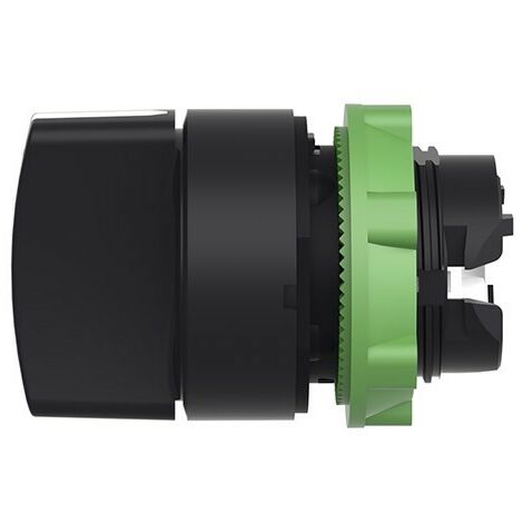Cabeza selector negra 3 posiciones y retorno a centro ZB5AD5 de Schneider