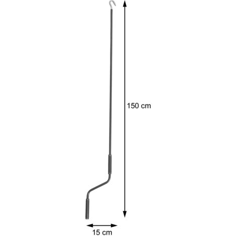 [NEUWERTIG] Markisenkurbel für Markisen, Handkurbel Kurbel, 150cm anthrazit