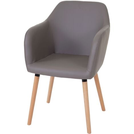 [NEUWERTIG] Esszimmerstuhl Vaasa T381, Stuhl Küchenstuhl, Retro 50er Jahre Design Kunstleder ...