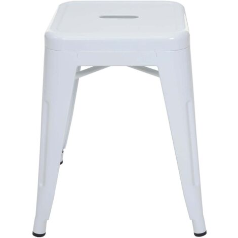 [NEUWERTIG] Hocker HHG-895, Metallhocker Sitzhocker, Metall ...