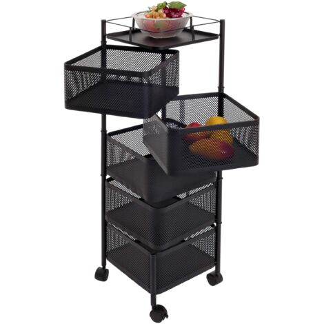 [NEUWERTIG] Rollregal HHG-439, Rollwagen Multifunktionsregal ...