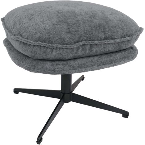 Hocker mit Polster HHG-704, Sitz-/Fußhocker Fußablage Ottomane Stoff ...